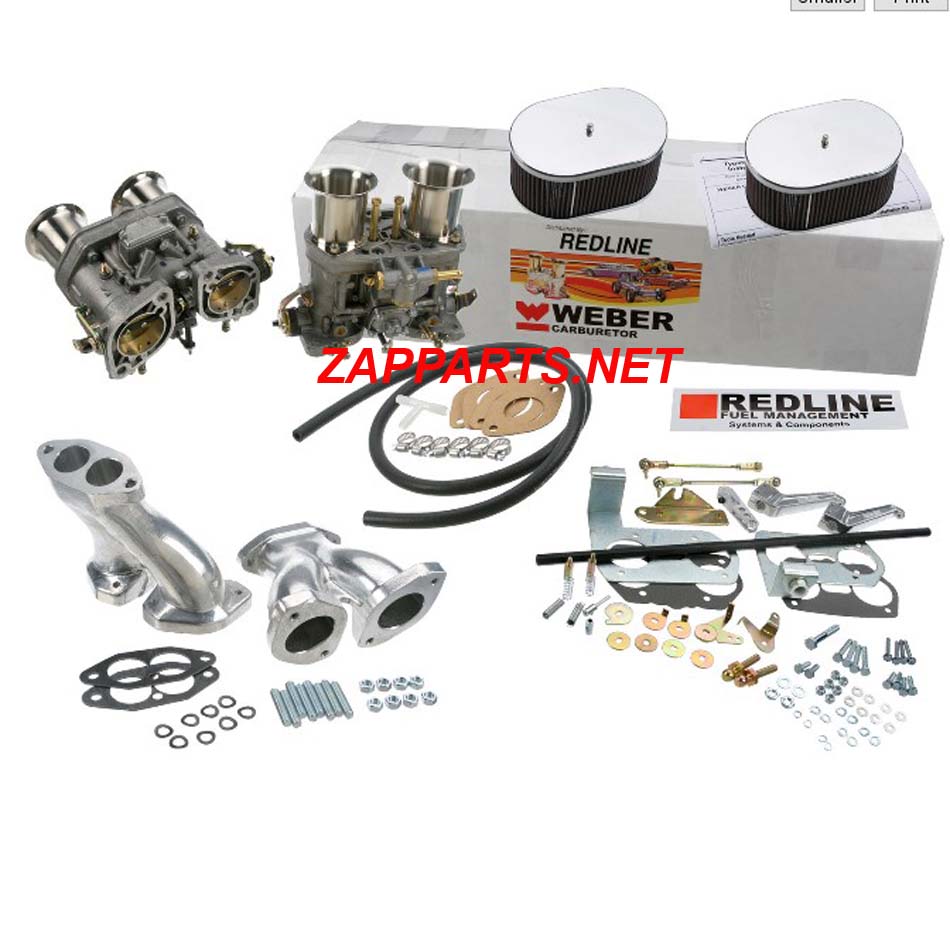 REDLINE DUAL WEBER 44 MM IDF CARBURETORS K1319, Carburetor KIT ...